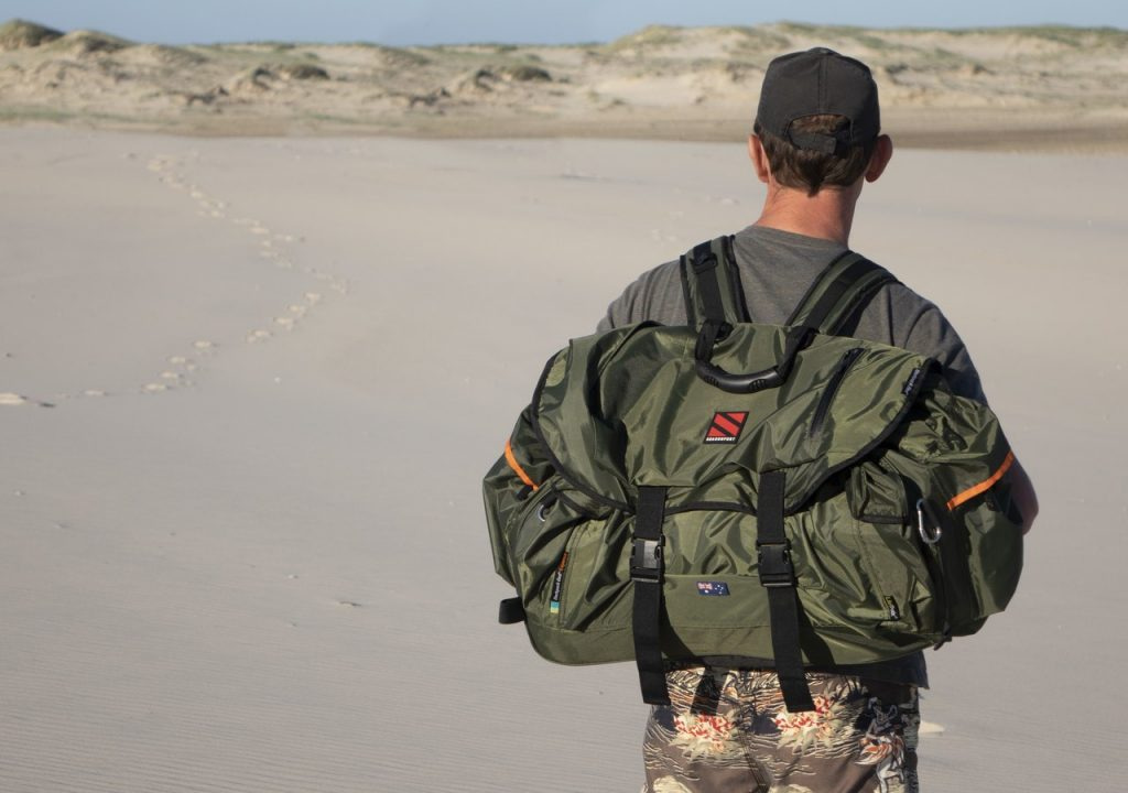 SEASONFORT Backpack Bed® Hiking Backpack + Bed Roll